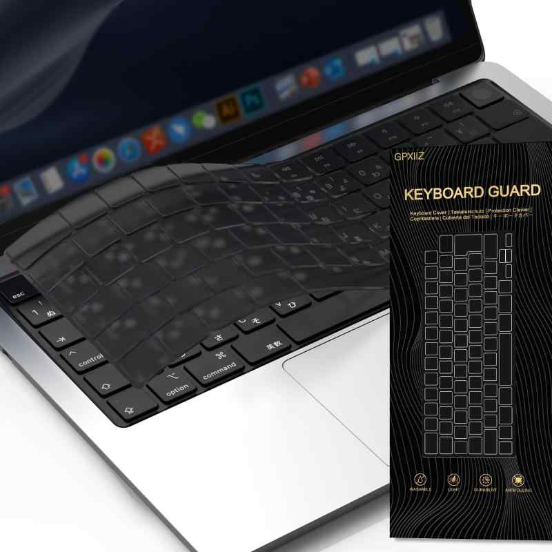 GPXIIZ 2026 キーボードカバー M5 M4 M3 M2 MacBook Neo/Air 13.6/Air 15/Pro 14/Pro 16インチ 対応 保護フィルム 2025-2021 日本語JIS配列 A3449 A3240 A...