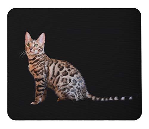 ベンガル猫のマウスパッド：フォトパッド（世界の猫シリーズ）この商品は、熱帯スタジオが製造販売しているオリジナル製品です。マウスパッドの大きさは、小さ過ぎず大き過ぎない、ちょうどよい大きさ（幅232mm、縦196mm、厚さ3mm）です。角...
