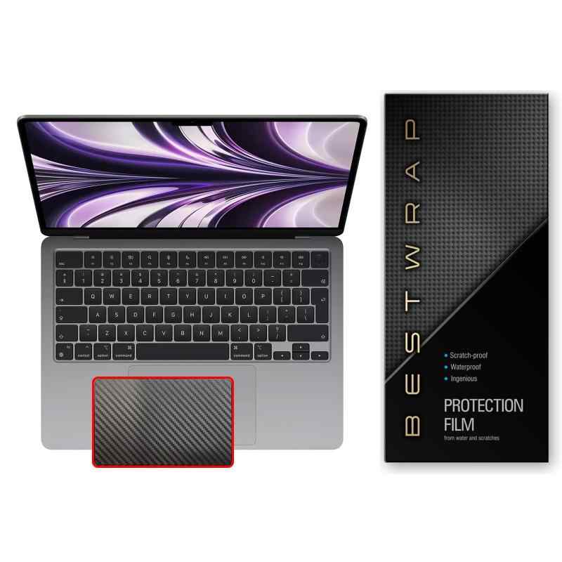 BESTWRAP MacBook Air用 13インチ 2025-2022 M4 M3 M2 トラックパッド 保護 スキン フィルム【大容量パック】失敗しても安心な4枚セットでございます。トラックパッドは傷つきやすいので大容量で安心です。【...