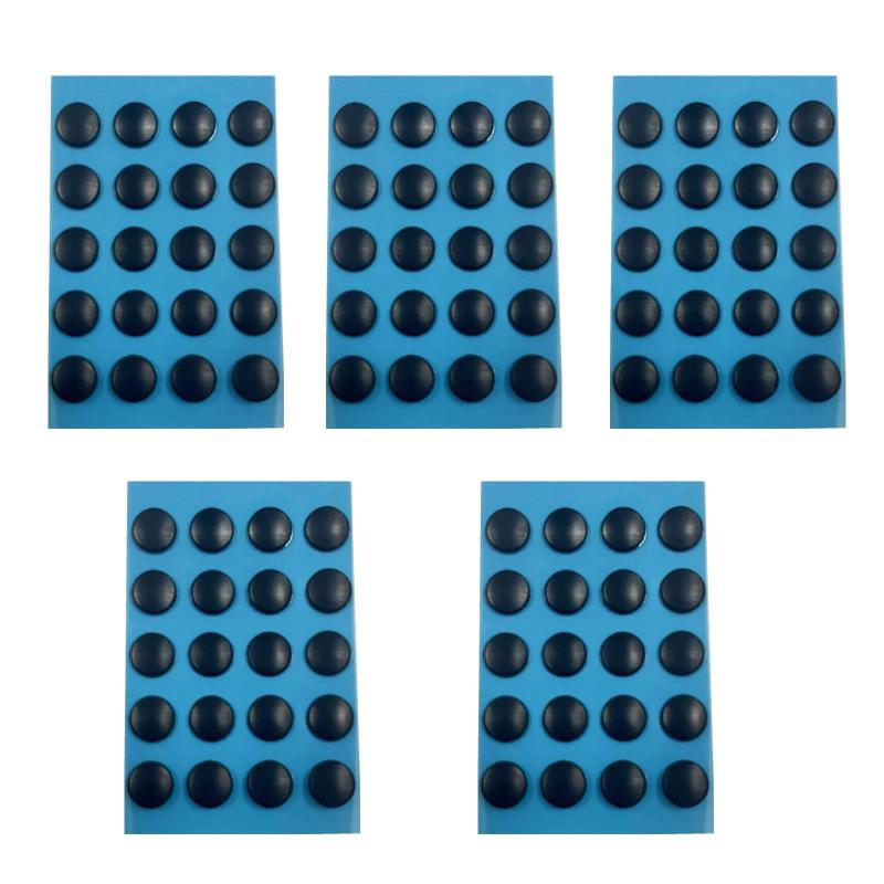 PrimeBlis 円形 マウスソール 6mm 100粒入り 丸 ICE 超低摩擦 滑り強化 プレミアム円形 静音 ラウンドエッジ加工 通用 静音 ゲーミングマウス 交換用1