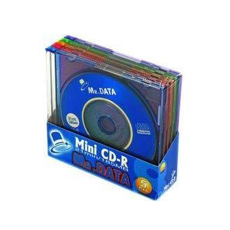 MR.DATA 8cm CD-R カラーMIX 5枚 CMC Mini CD-R21(MIX) 1PX5規格：CD-R入数：5種類：PC用盤面印刷：不可