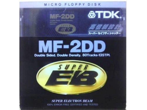 TDK ワープロ用 3.5インチ 2DD フロッピーディスク 1枚 アンフォーマット MF2DD プラスチックケース入 スーパーEB3.5型 フロッピーディスクワープロなどで使える 2DD　アンフォーマット1枚　プラスチックケース入はじめて...