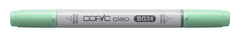 Copic Ciaoマーカー、ホライズングリーン。型番:Cm-Bg34I原産国:日本パッケージ重量:0.13ポンド。パッケージ寸法:長さ5.8インチ×幅0.5インチ×高さ1.5インチ。