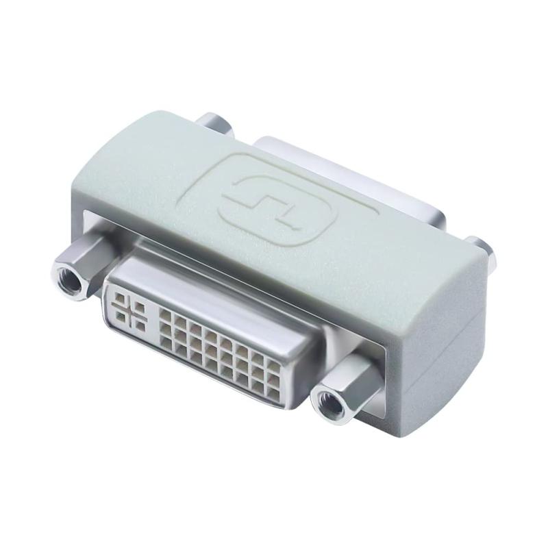 DTECH DVI DVI 変換 延長 アダプター DVI-I (24+5) メス to DVI-I (24+5) メス 中継 コネクター デジタル DVI 29pin プラグ 小型DVI-I 24+5（メス-メス）中継延長アダプタはDVI...