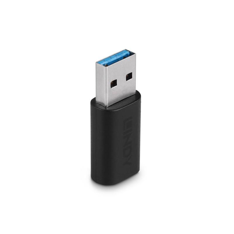 LINDY USB3.2 Gen2 Type-A to Type-C オス/メス 変換アダプタ(型番:41904)Type-Cコネクタは上下がなく、向きを確認しなくても接続できますUSB デバイスから Type-C インターフェイスに適用U...