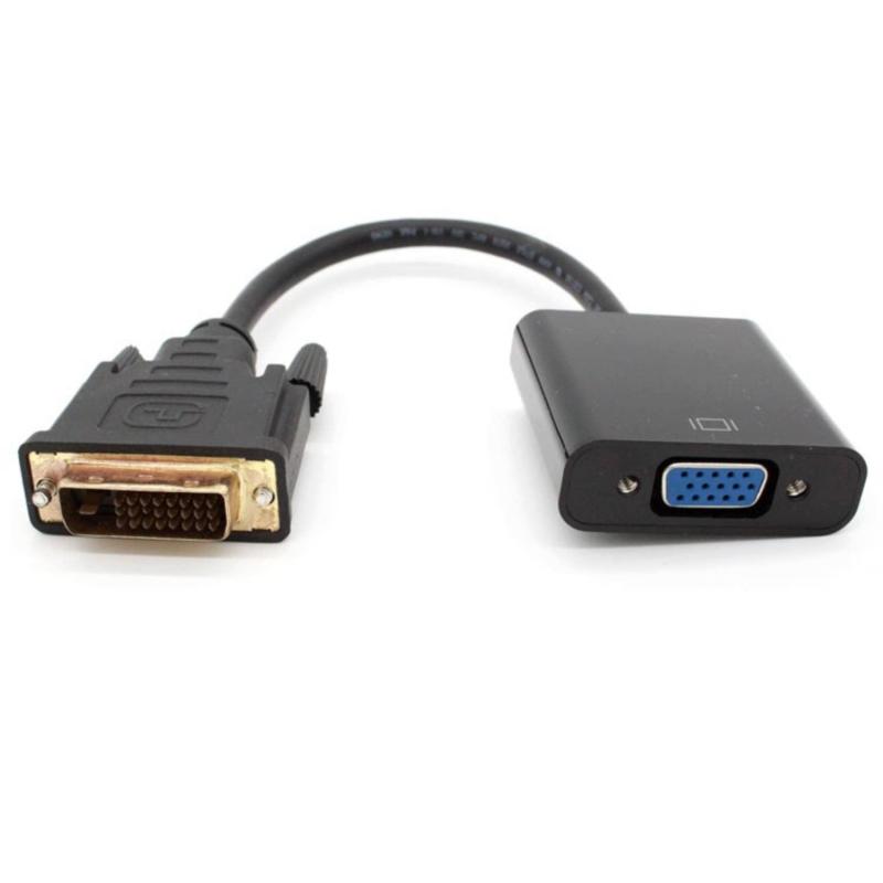 DVI → VGA 変換アダプタ DVIオス to VGAメス変換 DVIデジタル信号変換 1080p対応 24+1 DVI-D 変換ケーブルパソコンなどの映像を大画面のテレビに 映しだすことができます。DVIからVGAに変換します。 逆方...