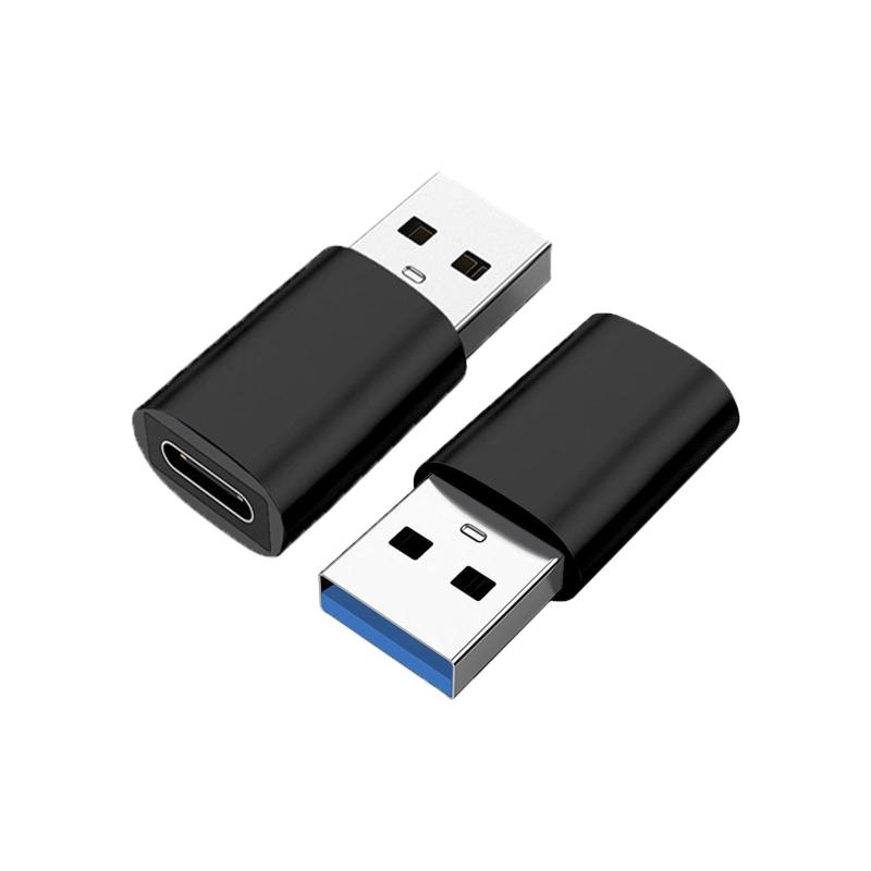 FineGood USB Type-C 変換アダプタ USB Type C QC3.0 急速充電と高速データ転送同期 Windows/Macなど 小型軽量で収納しやすくて、旅行中、自宅、職場などで持ち運びが簡単ですなどに対応 2個入り ﻿【...