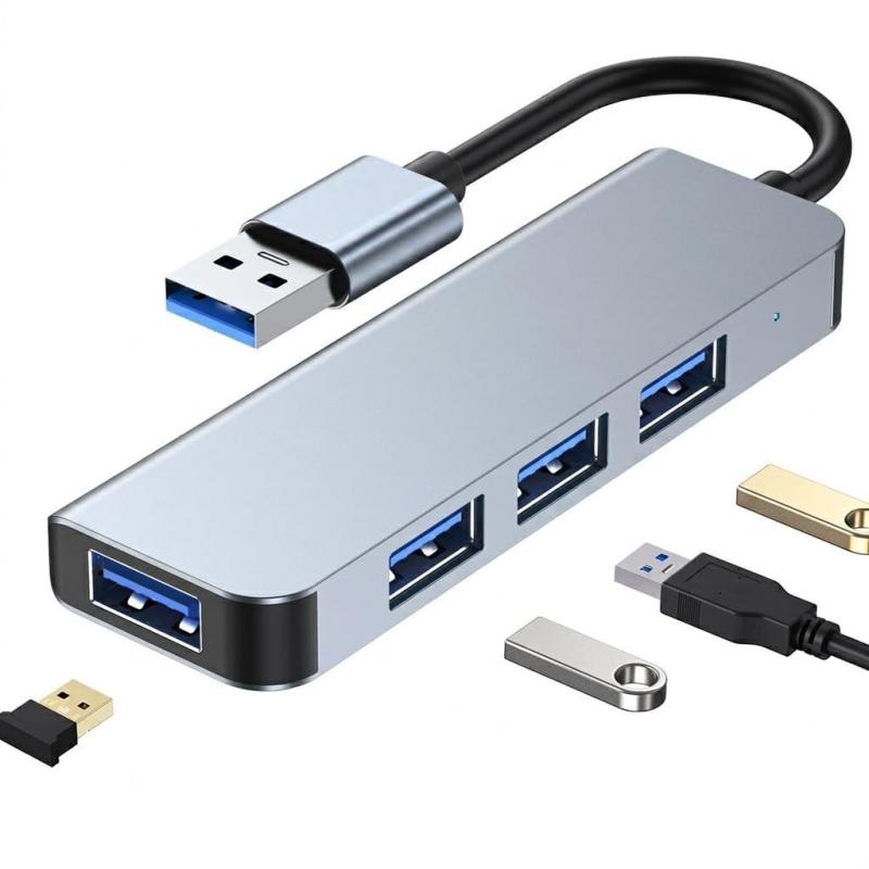 変換アダプタ 4ポート 5ポート 6ポート 4in1 5in1 6in1 USB3.0 USB2.0 Type-C Type-A HDMI ハブ 在宅勤務 アダプタ (グレー, Type-A)【幅広い対応機種】 USB 3.2(Gen 1)...