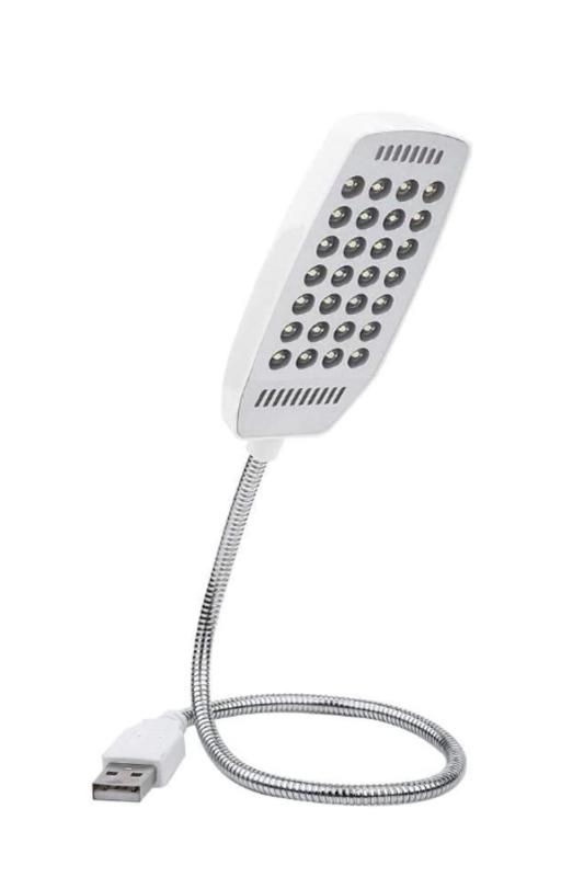 wumio フレキシブル USBライト 白 LEDライト 卓上ライト スイッチ付き 28LED デスクライト 読書灯 フレキシブルアーム パソコン USB 角度調整 向き変更 ブックライトサイズ：長さ30cm、[ライト部分] 縦9cm x ...