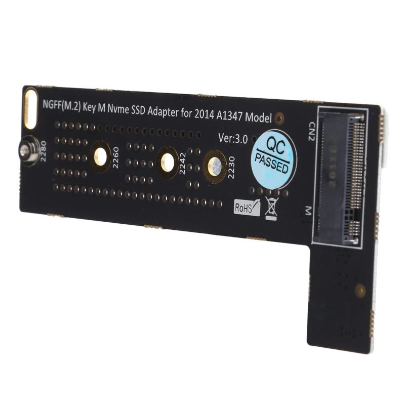 M.2 NGFF MKey NVMe SSDコンバーターカード、アダプターモジュール、OS搭載コンピューターMini A1347 2014年モデル対応
