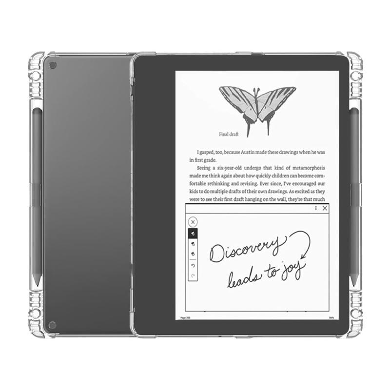 For New Amazon Kindle Scribe | 11インチ ケース カバー柔軟 指紋防止 薄型 軽量 黄変防止 擦り傷防止 全面保護 カメラ保護 着脱簡単 透明TPUの落下防止 (クリア)対応機種：New Amazon Kin...