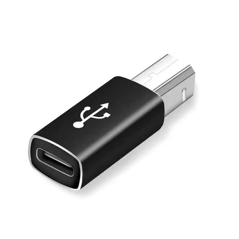 Akkerds Type-cマザーtoMIDIデータアダプタ USB 2.0標準 伝送速度480 Mbps 楽器/電子ピアノ/電子ドラム/プリンタインタフェースアダプタ ブラック【製品内容】Type-c雌転方形公usbデータアダプタブラック...
