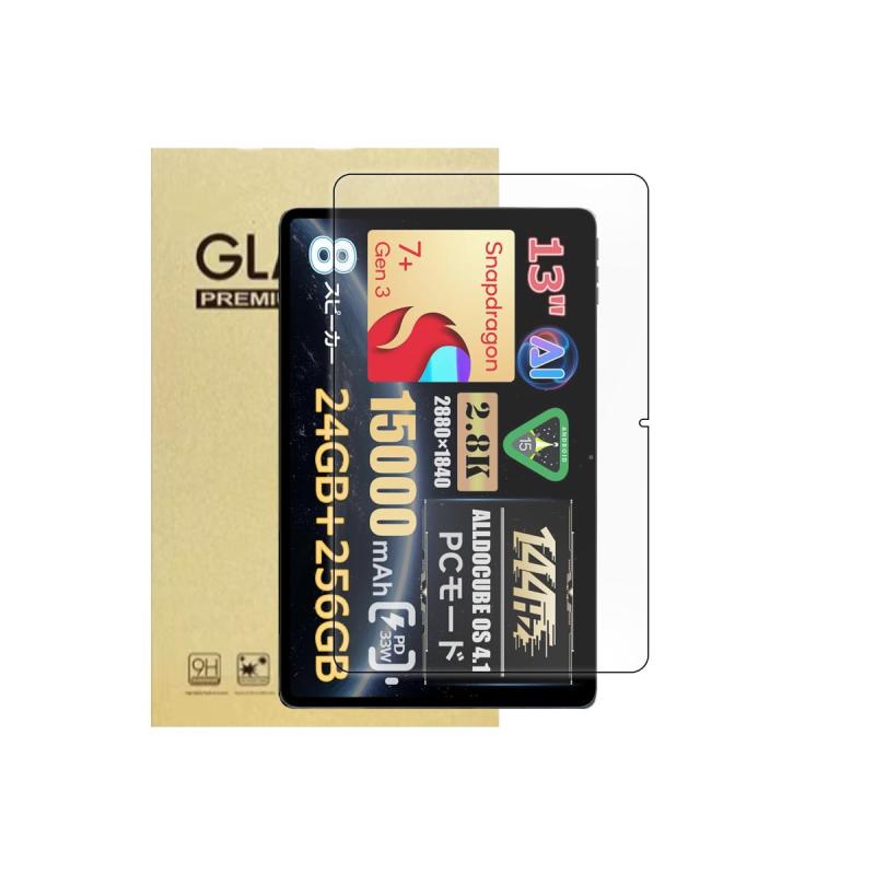 【2025新登場】【1枚セッ】For ALLDOCUBE Ultra Pad タブレット 13インチ 強化ガラスフィルム 保護フィルム【SUNZHXIN】硬度9H 全面保護 高透過率 防水落下防止指紋防止 ALLDOCUBE ultra p...