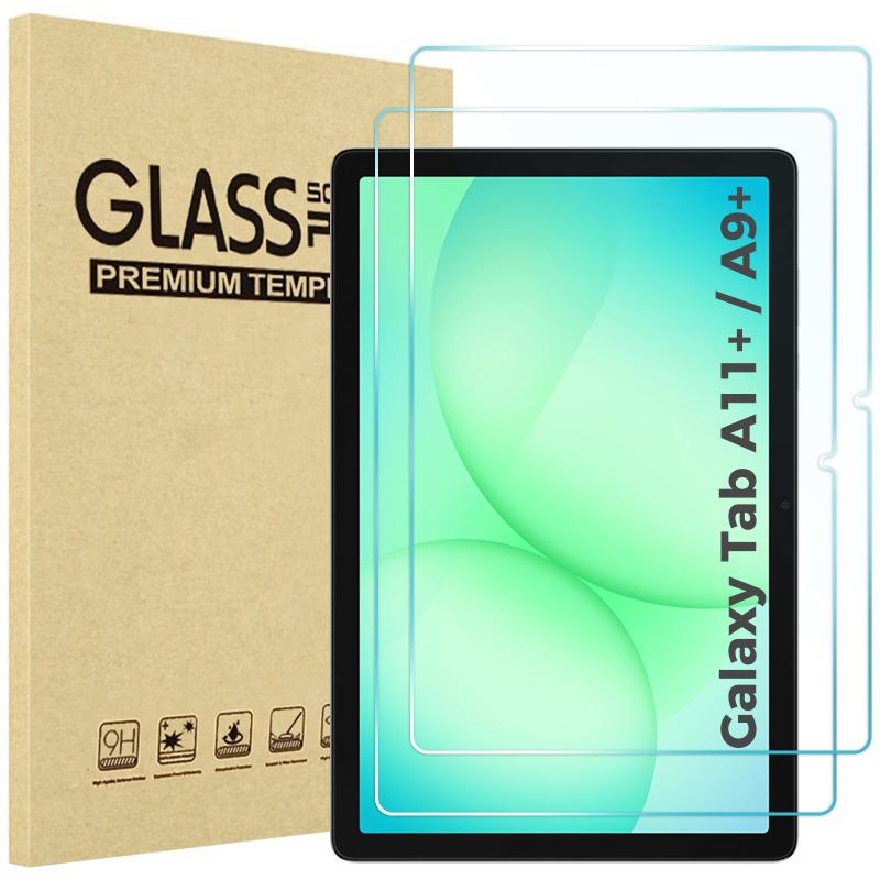 ProCase [2枚セット] Galaxy Tab A11 Plus/A9 Plus 11インチ フィルム 液晶保護 強化ガラス スクリーンプロテクター 適用機種: Galaxy Tab A9+ 2023 (SM-X210/X216/X2...
