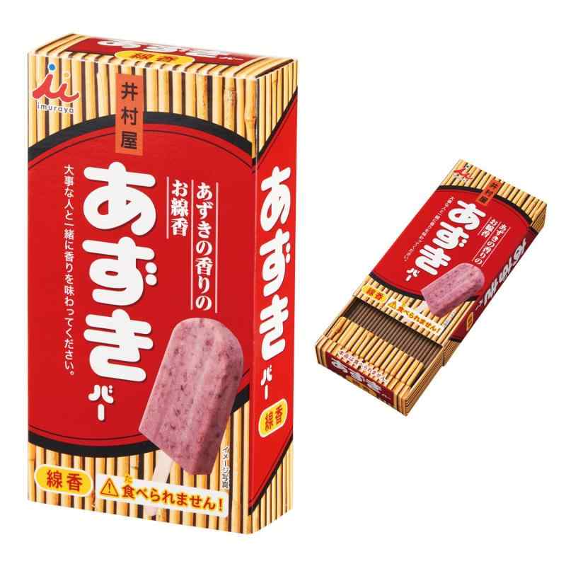 カメヤマ 井村屋あずきバー ミニ寸線香 約50g 約170本 コラボ線香 お香井村屋『あずきバー』がお線香になりました。