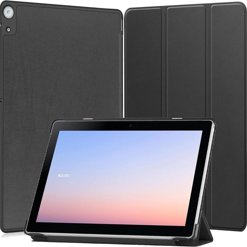 2025年発売 AQUOS SH-TO4C 用のケース タブレット ケース 新型 FOR SH-TO4C 用のカバー スタンド機能付き 保護ケース 两つ折 マグレット開閉式 薄型 超軽量 全面保護型 AQUOS SH-TO4C/ dtab ...