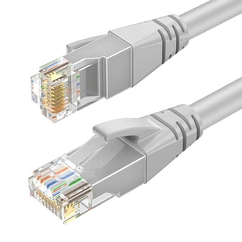[LUYING] LANケーブル 2m CAT6 ギガビットネットワーク線 RJ45コネクタ ツメ折れ防止 やわらか スリム ホワイト モデム ルーター等に対応【高速LANケーブル】CAT6イーサネットケーブルは、内蔵100％銅線、4対8芯...