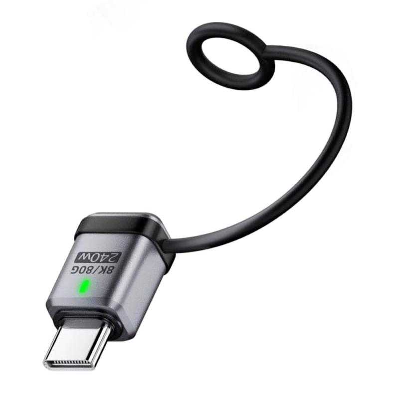 Xiwai USB5.0 80Gbps オス/メス - メス延長アダプター、240W 16K 8K 5K、USB4.0 Thunderbolt3/4/5対応