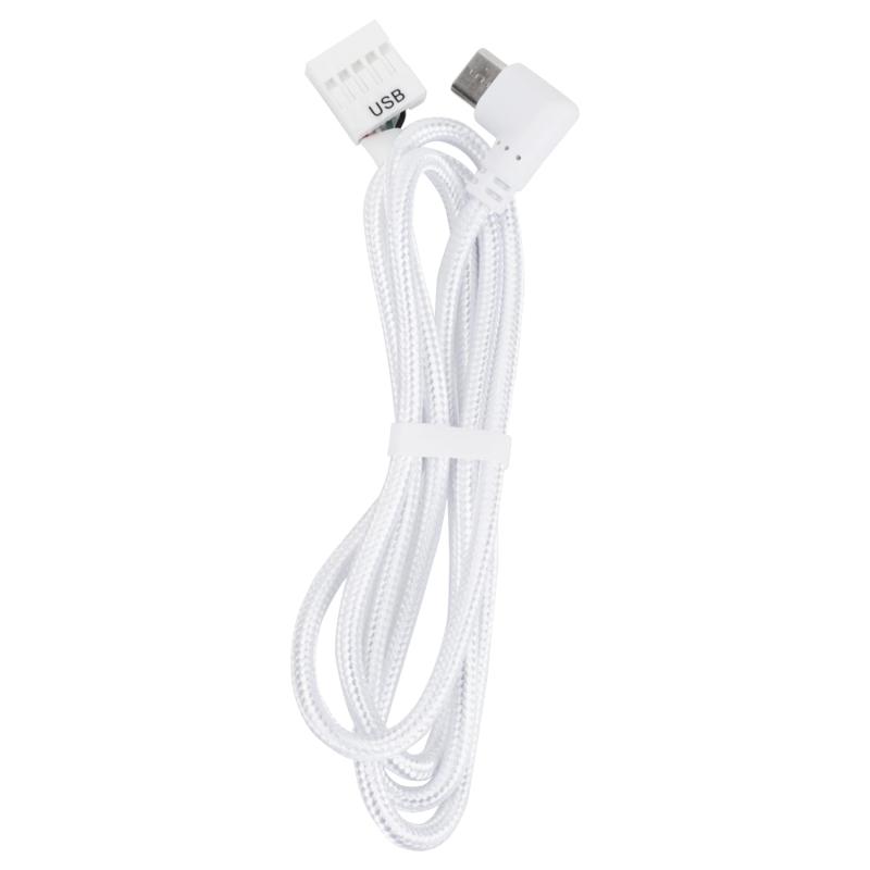 Thermalright Usb2.0 To Usb Type-C Cable White cpu水冷ディスプレイ専用ワイヤー、水冷ラジエーターディスプレイ用ナイロン編組ワイヤーディスプレイ接続ケーブルはナイロンコンパイル材料、アルミシェル...