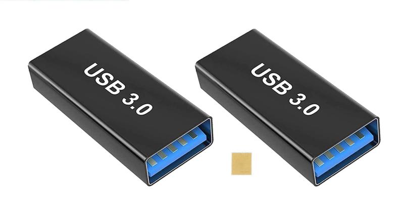 Sound Wave【 3.2 Gen2 10Gbps高速データ転送 延長 アダプター メス メス 】USB延長コネクタ USB-A メス to USB-A メス 変換アダプタ Type-A メス 中継アダプタ 5A 急速充電＋10Gbps...