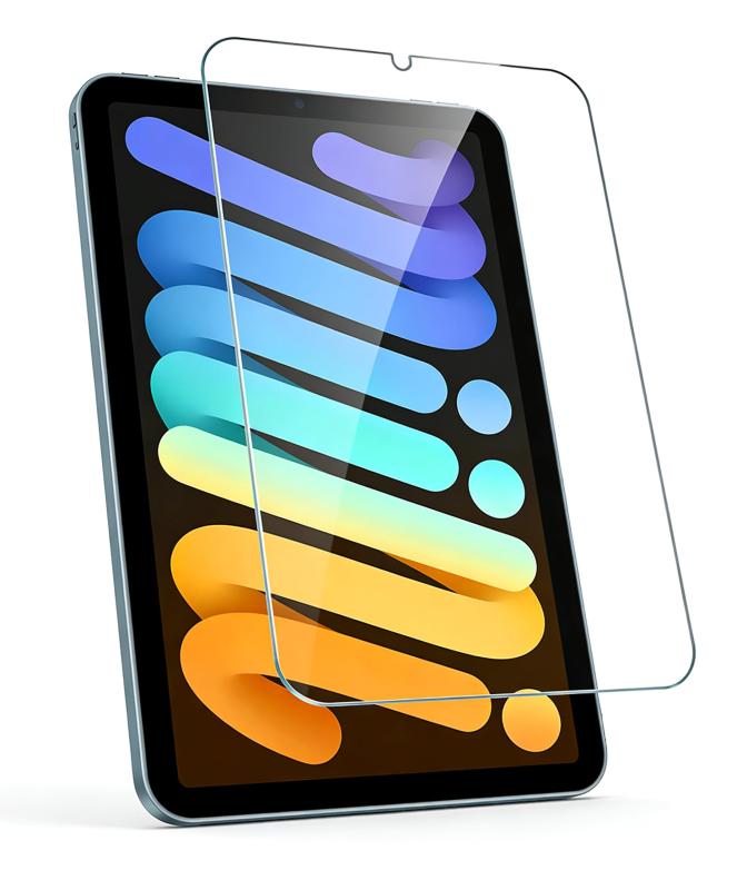 対応 iPad mini7（A17 Pro）第7世代 2024用/iPad mini6 用 iPad mini 第6世代 8.3インチ 保護フィルム フィルム 強化ガラス 液晶保護フィルム 全面保護 2.5D 硬度9 H 耐衝撃 飛散防止 ...
