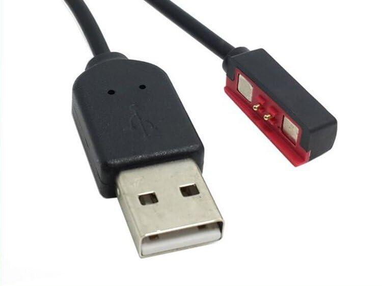 VECASDEN スマートウォッチ用交換充電器＆充電ケーブル Pebbl Steel対応（ブラック）1.5mPebbl Steelスマートウォッチ用交換充電ケーブル。シンプルで便利、プラグアンドプレイ対応。コンピューターやAC充電器と互換性...