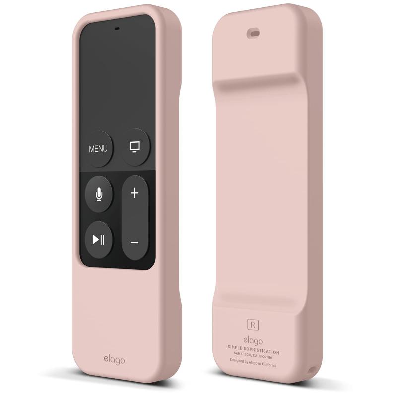 【elago】 Apple TV 4K 2017 / AppleTV HD 対応 リモコン ケース シリコン ケース リモコン 用 ストラップ 付属 コントローラー カバー [ AppleTV 第4世代 / AppleTV4K 第1世代 ア...