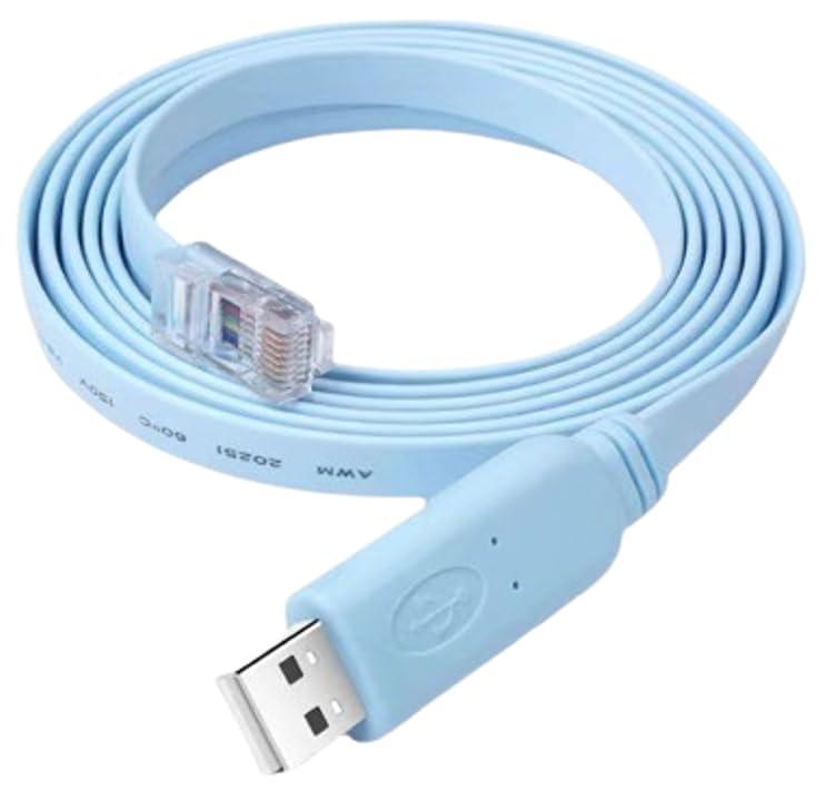 コンソールケーブル USB シリアル変換ケーブル(1.8m)【商品概要】 FTDIチップセットを採用した高性能USBシリアル変換ケーブルです。USBポートから直接コンソールポートへ接続でき、RS232メス・オスアダプターの置き換えが可能です...