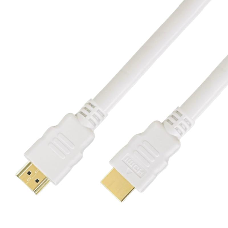 Lumen HDMIケーブル (Aオス) - (Aオス) Ver2.0 18Gbps ホワイトHDMIケーブル ホワイト　(Aオス）-（Aオス）Ver2.0 18Gbps 4K 60Hz 60fps 対応 HIGH SPEED 3D映像対応...