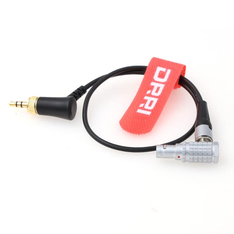 DRRI Deity Microphones TC-1 タイムコードジェネレーターボックス ロック 3.5mmから9ピン EXT タイムコードケーブル RED Komodo用 レッド V-RaptorコネクターA:神ロック3.5mm。コネク...