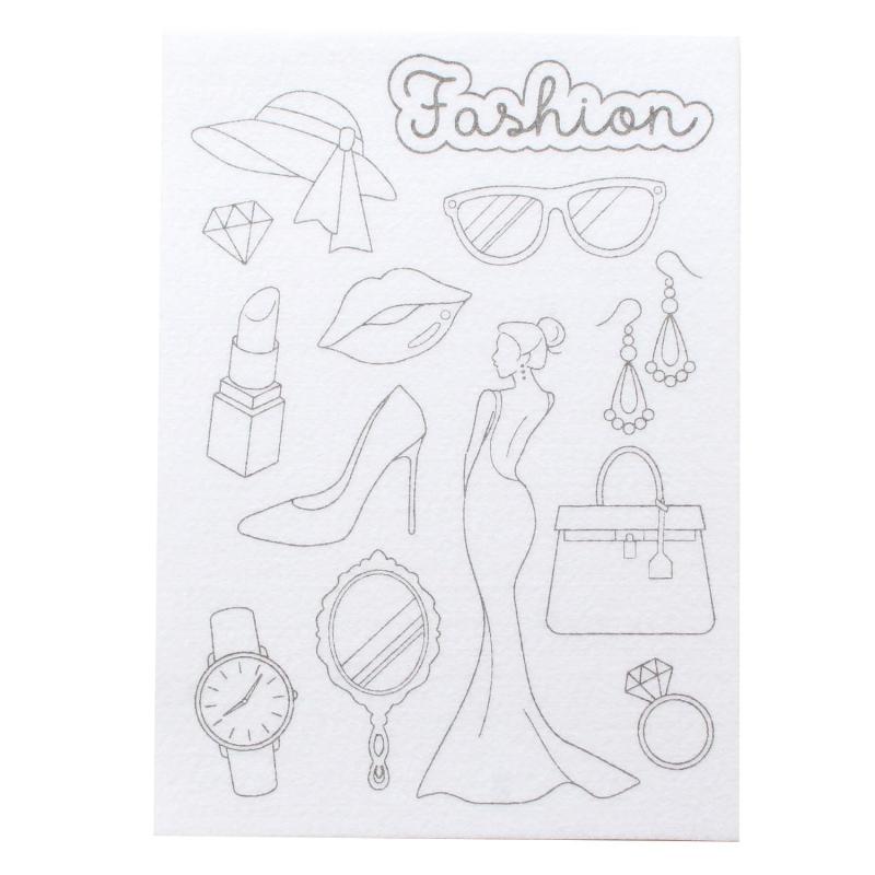 日本紐釦貿易(Nippon Chuko) 図案印刷済フェルト土台 らくちくフェルト 1枚 Fashion LCF-3サイズ/約W150×H210mm 厚み2mmカラー/ホワイト図案線/グレー1枚入刺しゅうを始めてみたい方にぴったりお客様の声...