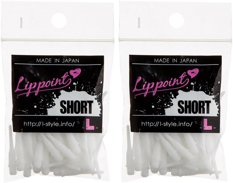 L-style チップ LipPoint ショート ホワイト(2Pacセット)ネジタイプ:2BA