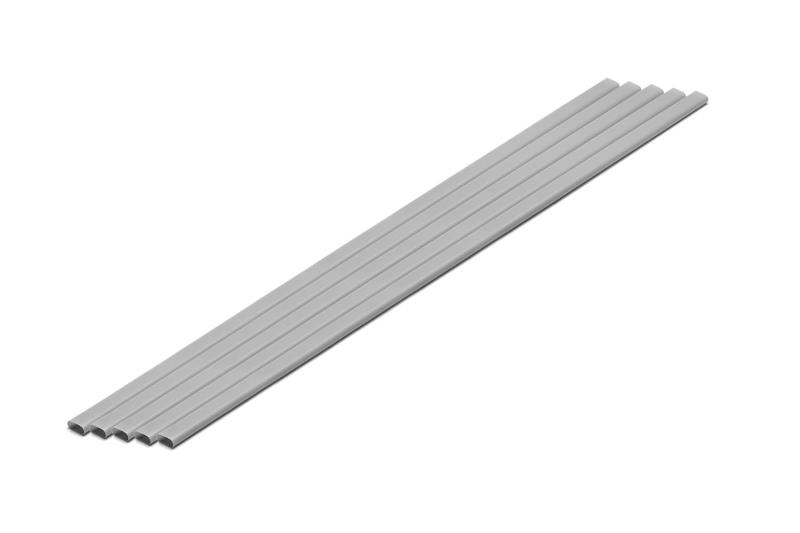 ウェーブ マテリアルシリーズ プラ材料 グレー 細長丸パイプ 3×6mm 5本入 ホビー用素材 OM-421マテリアルシリーズプラ材料シリーズに、特殊な形状のパイプが登場全長:250mm肉厚0.4mm