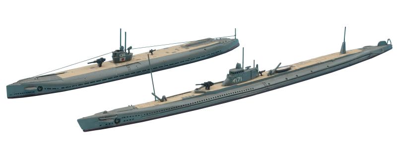 ハセガワ 1/700 ウォーターラインシリーズ 日本海軍 潜水艦 伊-361/伊-171 プラモデル 433組み立て、塗装が必要なプラモデル。別途、工具、塗料等が必要。