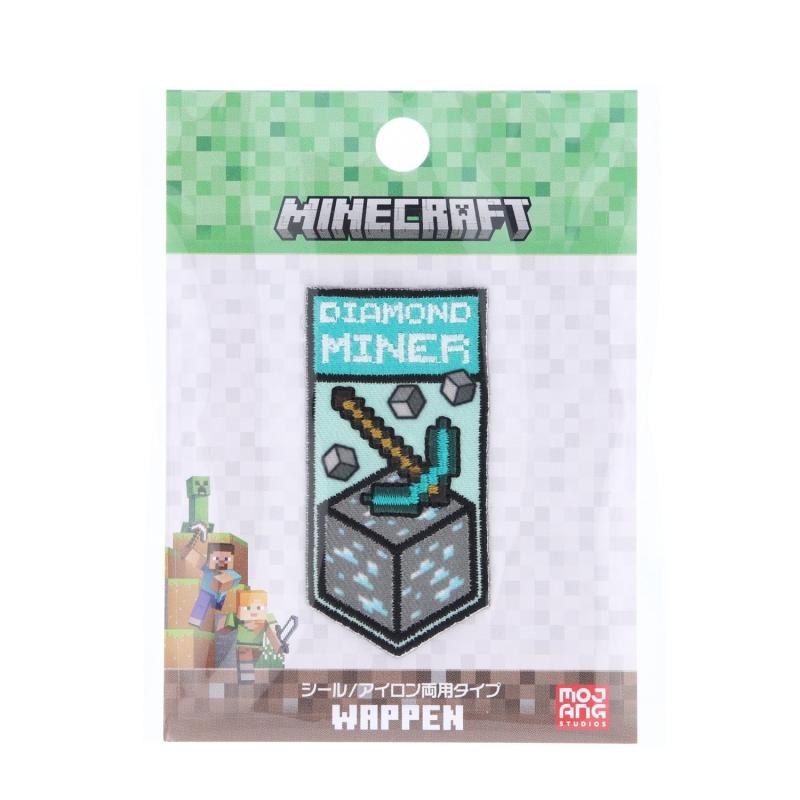 稲垣服飾 マインクラフト マイクラ PICKAXE ピッケル ワッペン シール アイロン 両用接着 1枚 6.2cm×3cm MYW005稲垣服飾 マインクラフト マイクラ PICKAXE ピッケル ワッペン シール アイロン 両用接着 1...