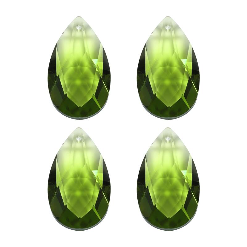 PATIKIL K9 Crystal Pendants Teardrop Beads, Chandelier Prisms Parts Hanging Beads DIY Lamp