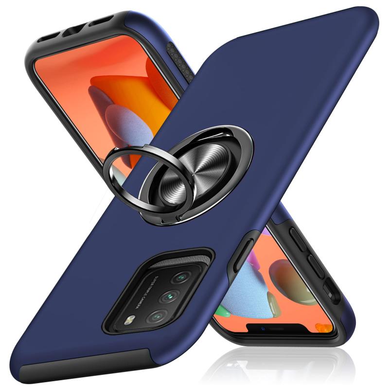 Redmi Note9 4G ケース Redmi 9T 用 ケース リング付き 耐衝撃 保護カバー 衝撃吸収 tpu 薄型 擦り傷防止 薄型 シリコン スタンド機能 車載ホルダー対応 二重構造 PC Redmi Note9 4G/Poco ...