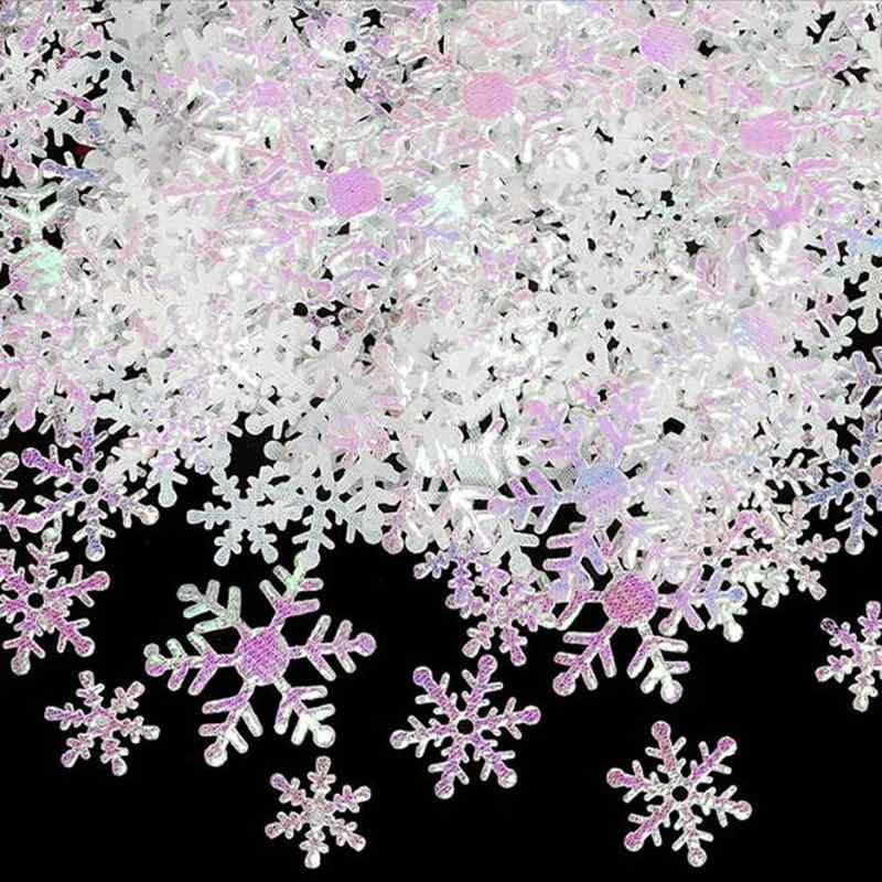 GOODCHI 雪の結晶 スノーフレーク キラキラ デコパーツ 手芸材料 クリスマス 冬 新年 オーナメント 径1.5/2/3cm 800枚セット【セット内容】800枚のスノーフレークがセットになっています。（人工包装のため、数に上下5つの...