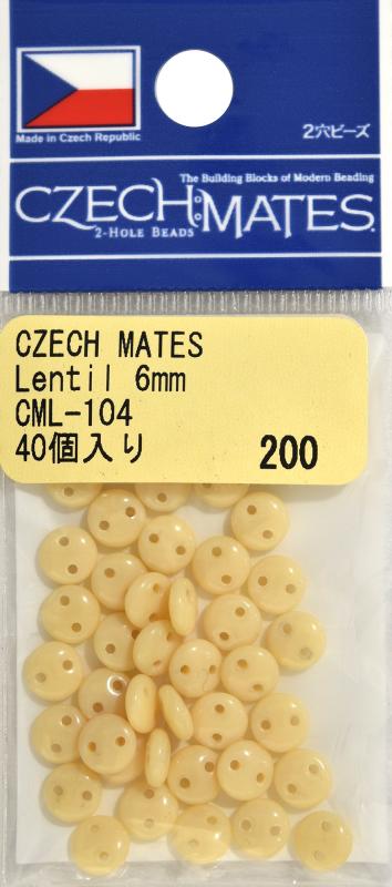 TOHO チェコメイト レンティル 約6mm 40ヶ入り