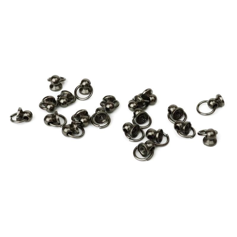 prendre 【同色20個セット】 トチカン DIY ネジ式 丸カン付き スマホリング ストラップ ハンドル スクリュー 財布 金具 小さめ ネジ付き 20組 ドロップハンドル 留具 手カン カン付き 手芸 PR-LG546工具等で調整が...