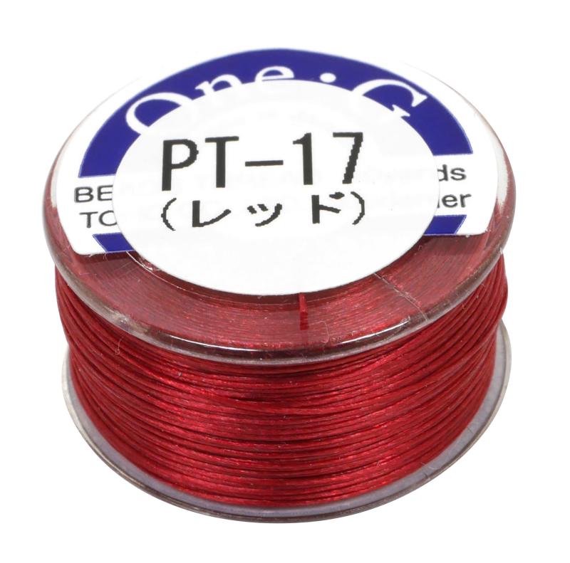 TOHO One・G ビーズステッチ専用糸 #40 レッド 約46m PT-17品番:PT-17サイズ:#40 約46m色・柄:レッド