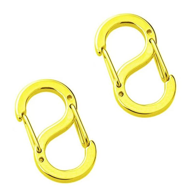 Yisomideg 2 個 ステンレス鋼のS字型接続金具 S型フック s字型 304ステンレス フッククラスプ 接続パーツ ネックレス接続バックル ネックレス ブレスレット アクセサリー DIY材料 DIY用品 手芸用【商品仕様】サイズ：6...