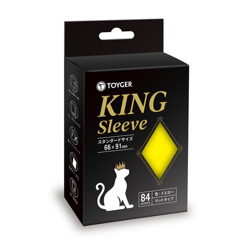 TOYGER KINGスリーブ TCG カードゲーム スタンダードサイズKINGスリーブは、最高クラスのシャッフルのしやすさで、 無駄なストレスを排除