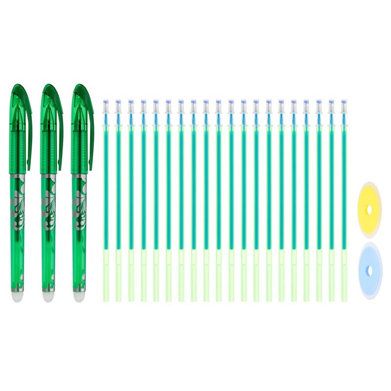 PATIKIL Erasable Gel Pens with Refills Erasers, Heat Erasable Pens for Fabric Markers for Sewing Quilting Writing