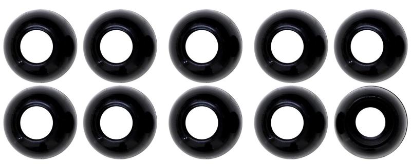 NASKA プラループエンド 13mm 10個入り Col.9 黒 P-13