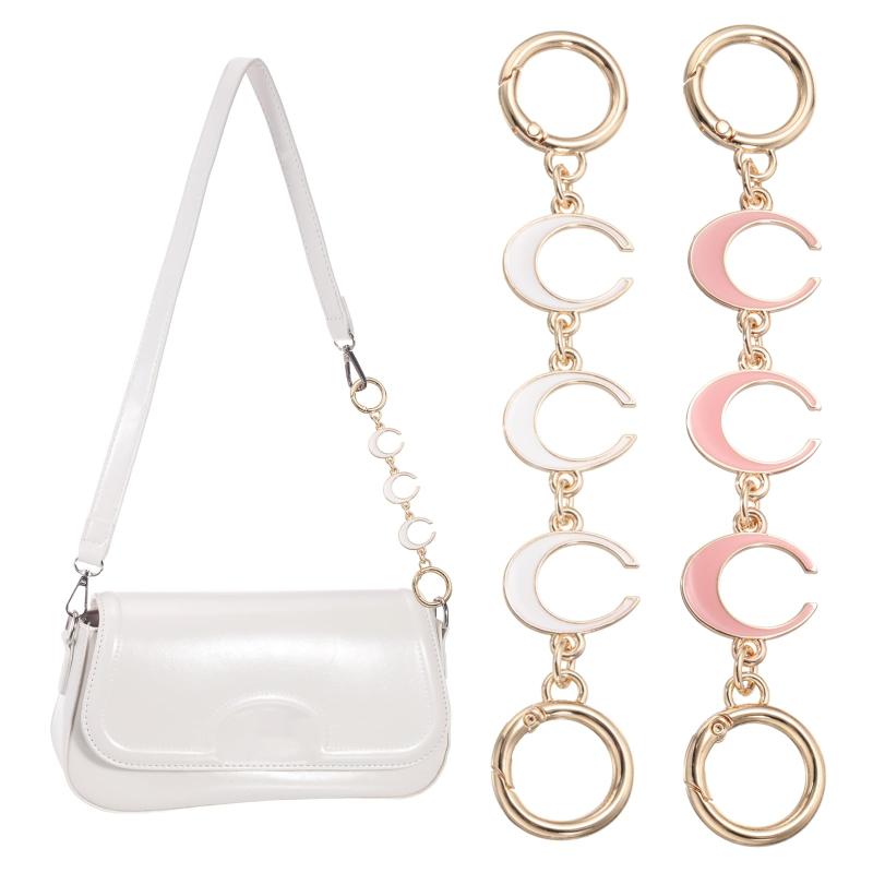 PATIKIL Bag Extender Chain, Purse Strap Extenders Moon Shape Chain Purse Making Supplies for Replacement