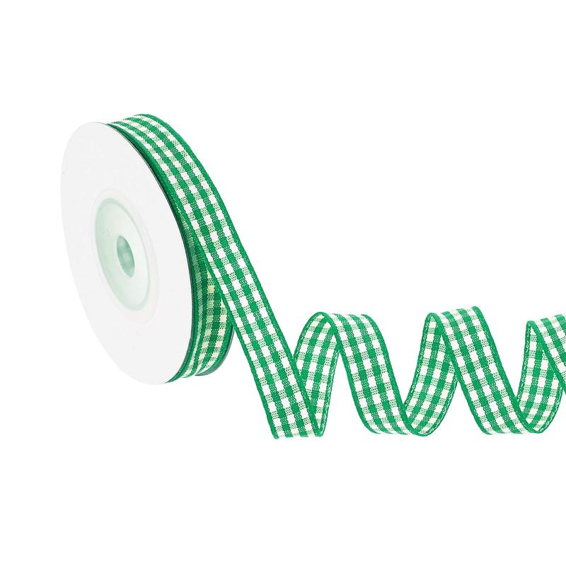 PATIKIL Gingham Ribbon, Plaid Ribbon Nylon Checkered Gift Wrapping Strip for Thanksgiving Bow Wreath Craft Birthday