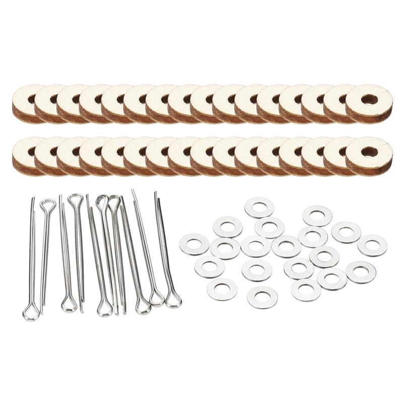 PATIKIL Doll Joints, Removable Cotter Pin Joints Connector and Fiberboard Tray for Bear Limbs Making Head Crafts Accesso...