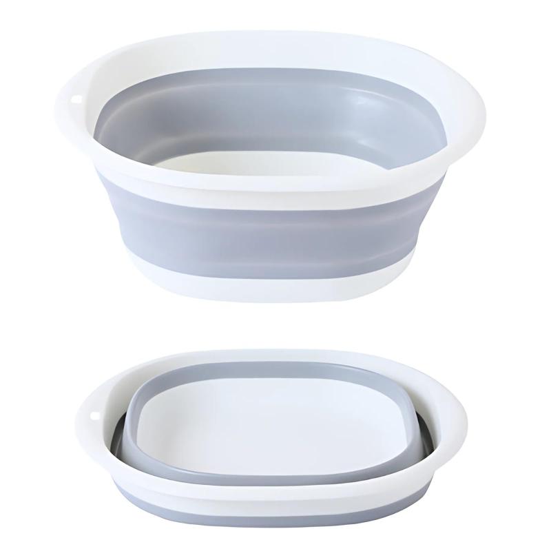 DIZLAS 折り畳み 洗面器 足湯 たためるバケツ たらい 食器洗い 桶 洗い桶 キッチン コンパクト 収納【自宅からアウトドアまで活躍する折りたたみバケツ】持ち運びに便利な折りたたみ式のデザインで、収納も簡単。家庭での洗濯や食器洗い、野...