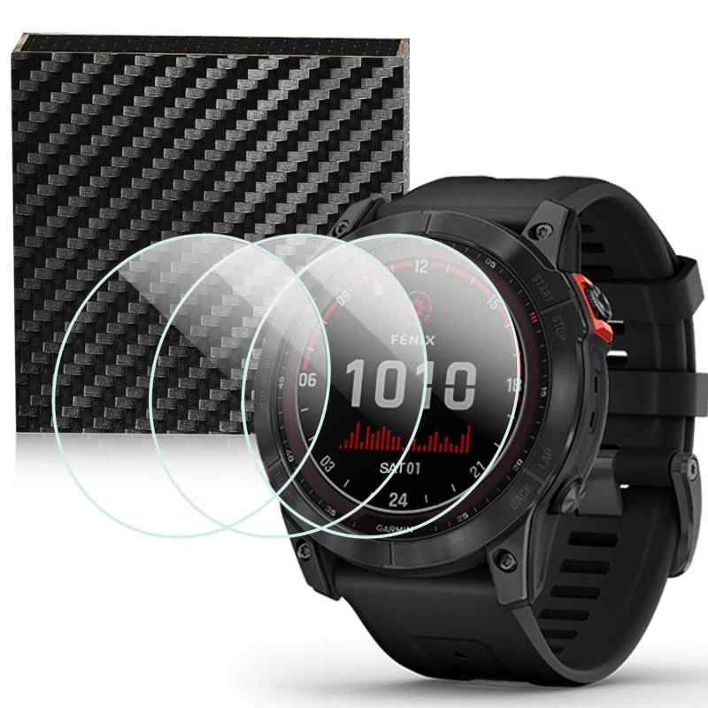 AWINNER Garmin Fenix 7Xガラス対応 3枚パック スクリーンプロテクター 強化ガラス Fenix 7X /7X ソーラー/サファイアソーラー用【対応機種】Garmin Fenix 7X / Fenix 7X Sapphi...